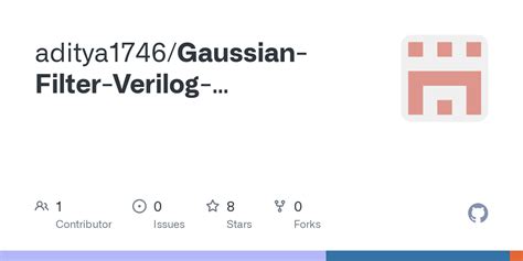 gaussian filter verilog implementation for grayscale images codes