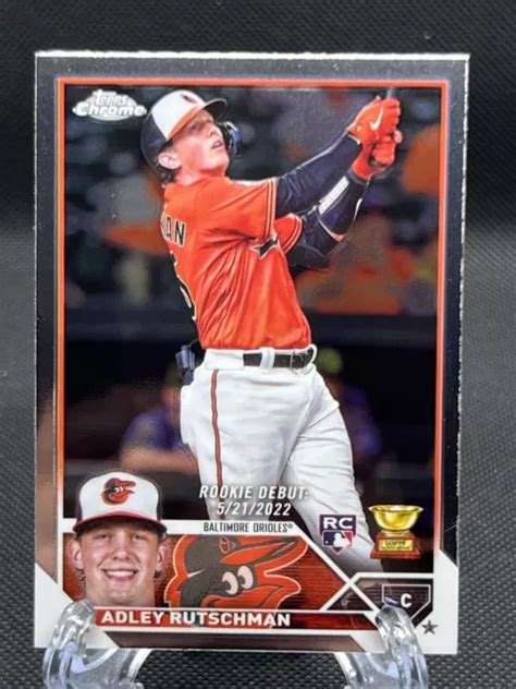 2023 Topps Chrom Update Adley Rutschman Rookie Karte Rc Usc1