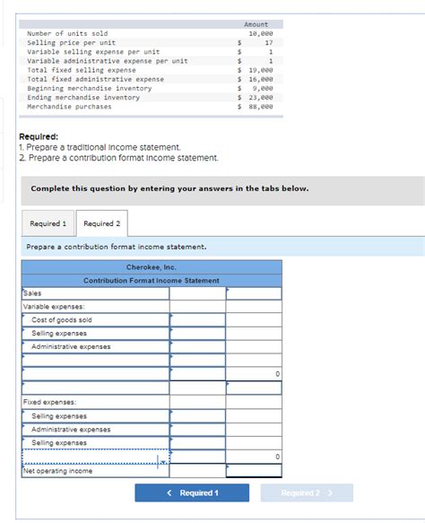 Solved Number Of Units Sold Selling Price Per Unit Variable Chegg Com