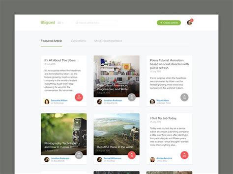 30 Brilliant Examples Of UI Cards Diseño de ui Interfaz de usuario