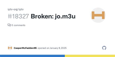 broken jo m3u · issue 18327 · iptv org iptv · github
