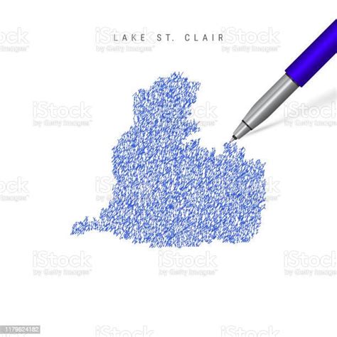 聖克雷爾湖素描塗鴉地圖孤立在白色背景手繪的聖克雷爾湖向量地圖向量圖形及更多地圖圖片 地圖 安大略省 加拿大 矢量圖 Istock