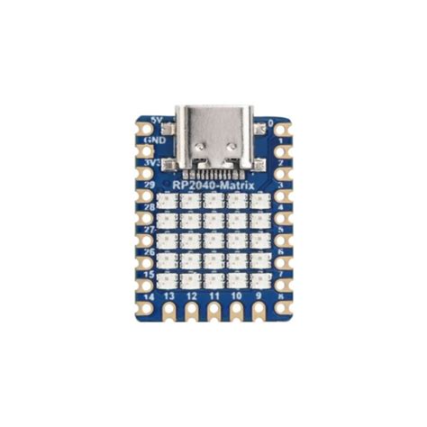 Rp2040 Matrix Development Board Onboard 5×5 Rgb Led Matrix Based On Official Rp2040 Dual Core