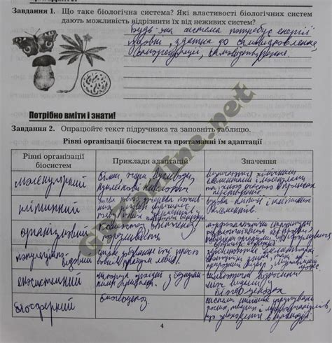 ГДЗ Робочий зошит з біології і екології 11 клас Мирна