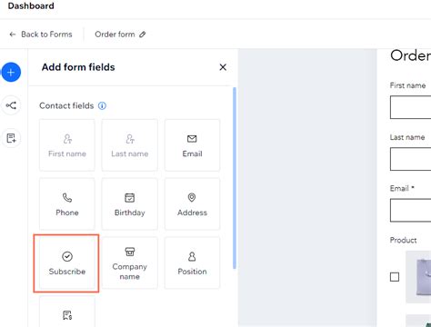 Wix Forms Adding A Subscriber Opt In Checkbox To A Site Form Help