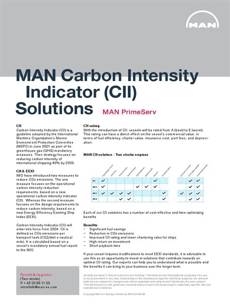 Man Carbon Intensity Indicator Cii Solutions Eng Pdf
