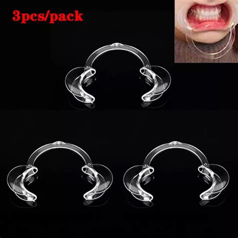 Dental C Shape Lip Cheek Retractors Plastic Mouth Opener Dentistry