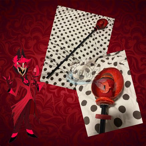 Alastor Cane Cosplay Prop Hazbin Hotel Official Amino