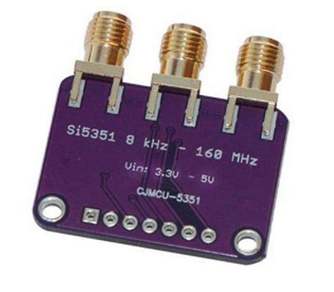 Klok Generator Module 8khz 160mhz I2c Si5351a Domoticx