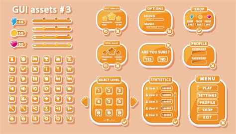 Purple Gui Assets Gamedev Market