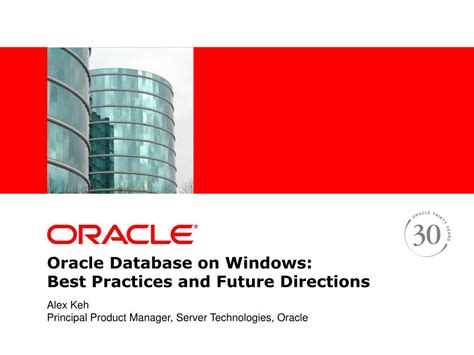 PPT Oracle Database On Windows Best Practices And Future Directions PowerPoint Presentation
