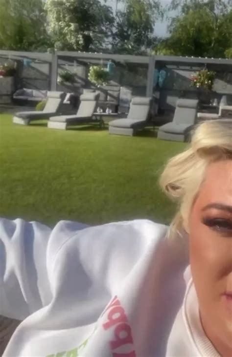 Towie Star Gemma Collins Gives Fans Glimpse Of Luscious Garden At Her £