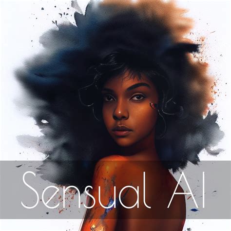 Black Ai Nude Printable Black Wall Art Powerful Black Female Portrait