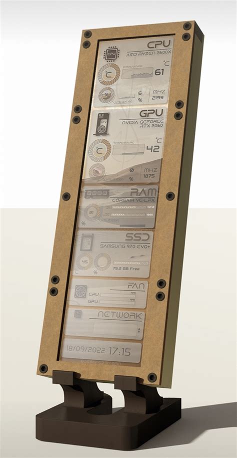 Stl File 1920x480 Lcd Sensor Panel Case 3d 🎲 ・model To Download And 3d