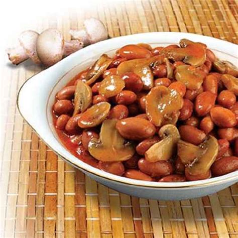 ارزش غذایی و کالری خوراک لوبیا چیتی با قارچ سلامتی من
