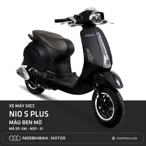 Xe Ga 50cc Nioshima Nio Plus Kiểu Dáng 2024 Phong Cách Mới Xe Minh Nhật