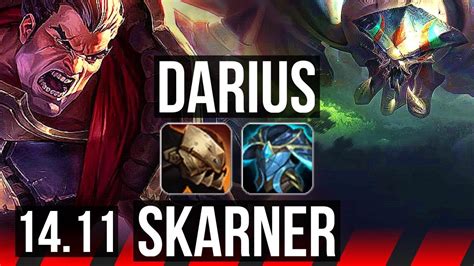 DARIUS Vs SKARNER TOP 7 1 8 800 Games KR Master 14 11 YouTube