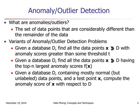 ppt data mining anomaly detection techniques powerpoint presentation