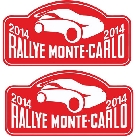 X Rally Monte Carlo Stickers Decals DecalsHouse