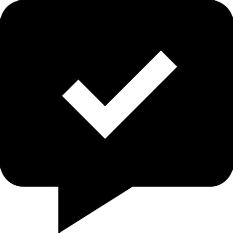 Message Check Icon Svg Png Free Download