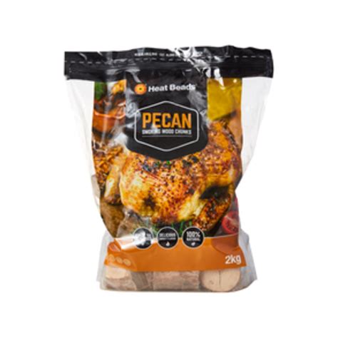 Heat Beads 2kg Pecan Smoking Chunks Bbq Fuel Bunnings Australia
