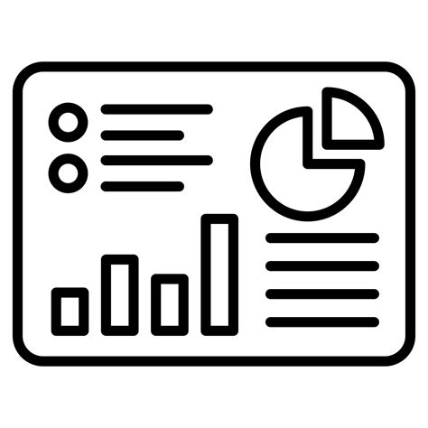Dashboard Analytics Icon Line Vector Illustration 35193443 Vector Art At Vecteezy