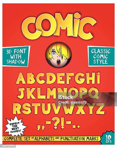 서체가 디자인식 3d 효과 만화책에 대한 스톡 벡터 아트 및 기타 이미지 만화책 컴퓨터 글자 만화 Istock