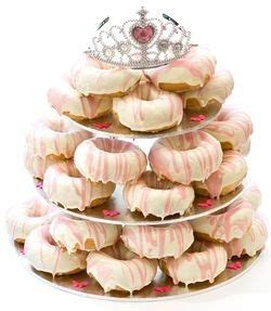 Princess Donut Cake Donut Birthday Cake Cake Donuts Wedding Donuts