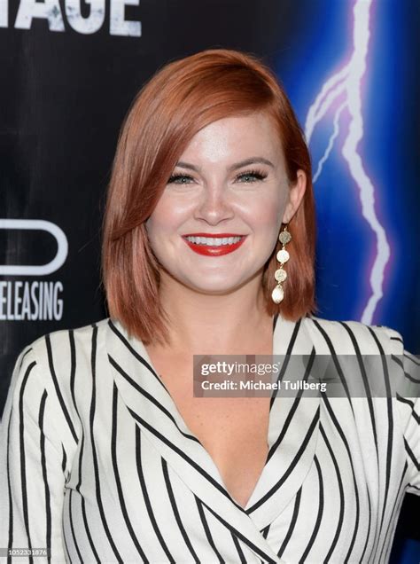 Actress Grace Bannon Attends The Premiere Of High Voltage At Tcl