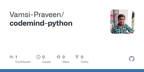 github vamsi praveen codemind python