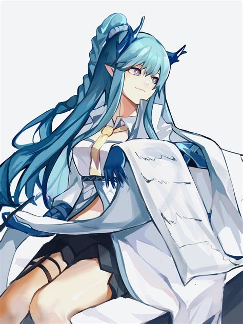 Ling Arknights Drawn By Dumenggu Danbooru