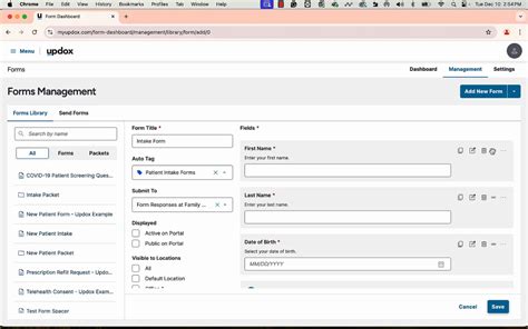 Updox Fax Sending A Broadcast Message From The Updox Patient Portal