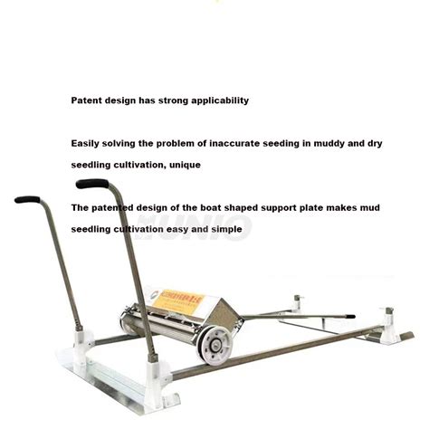 Manual Paddy Rice Planter Sower Machine Paddy Mulch Earthing Mulching