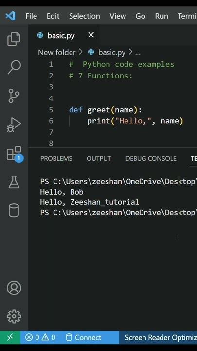 Function In Pythonprogramming Python Education Sort Sorts