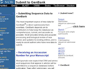 Suresh How To Submit Sequence In Genbank NCBI