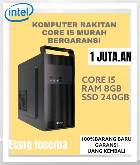 Jual Pc Rakitan Kantor Core I Gb With Ssd Gb Bergaransi Di Seller Elangtoserba
