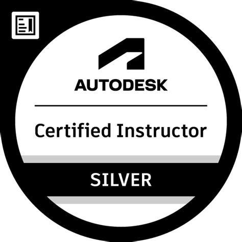 Autodesk Certified Instructor Silver Credly