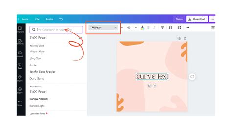 How To Curve Tex In Canva Easy Vido Tutorial