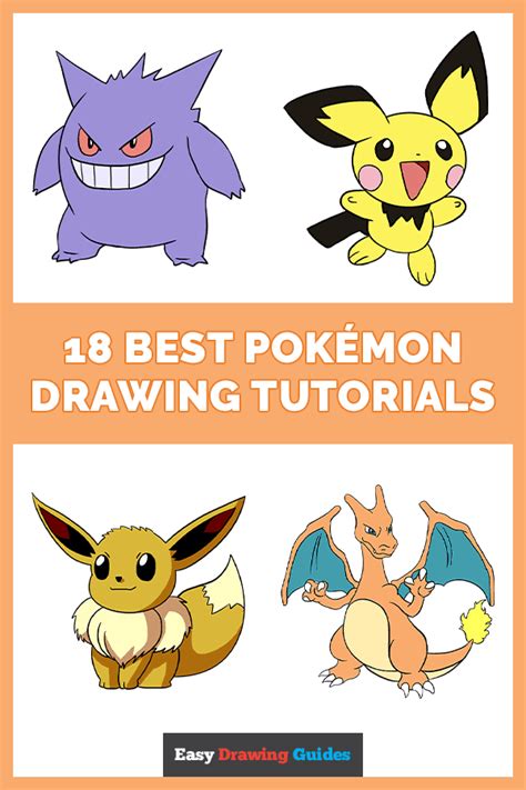 Easy Pokémon Drawing Tutorials