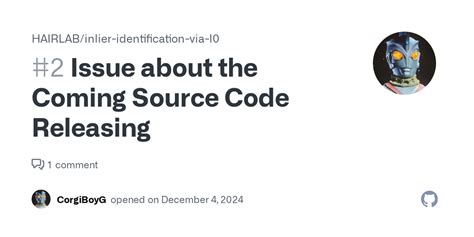 Issue About The Coming Source Code Releasing · Issue 2 · Hairlabinlier Identification Via L0