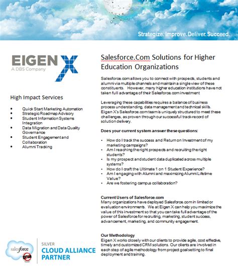 Salesforce Consultant Eigen X