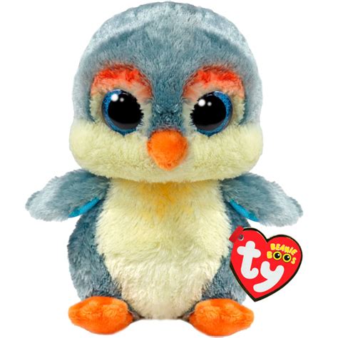Beanie Boos Regular Plush Fisher Gray Penguin | Toy Brands A-K | Casey ...