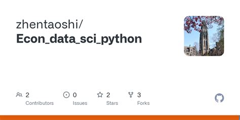 GitHub Zhentaoshi Econ Data Sci Python
