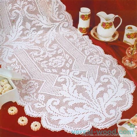 Салфетка с плетене на една кука създаване на правоъгълна проста и красива покривка Идеи за