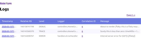 a diagnostic logging showcase · terse systems