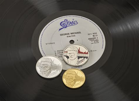 George Michael Takes Centre Stage On Royal Mint Collectable Coin