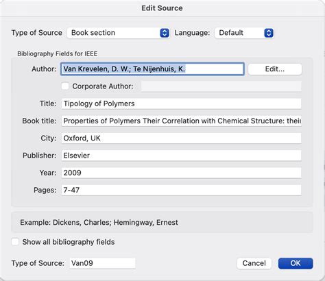 Ieee Citation Style In Ms Word Table Of References Microsoft Community