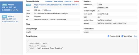 webhook notification additional headers r uptimekuma