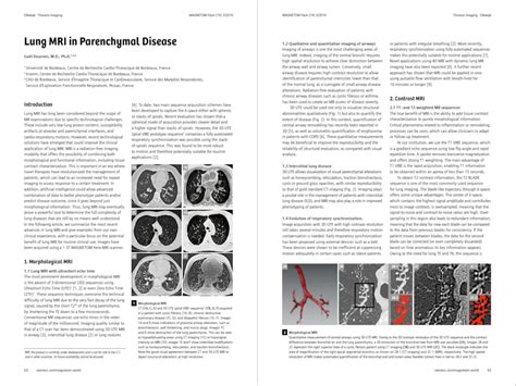 Lung MRI