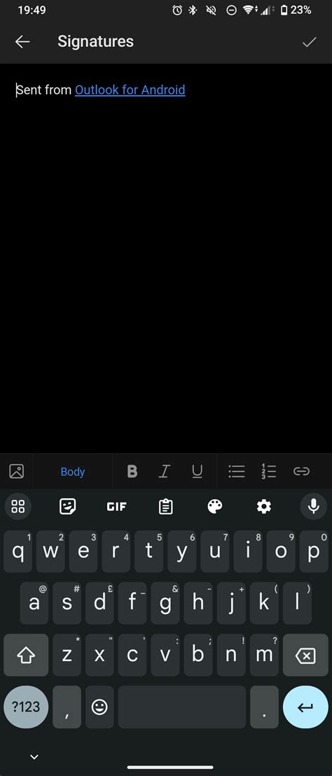 Change Outlook Mobile Signature Easy Tutorial Jamibi